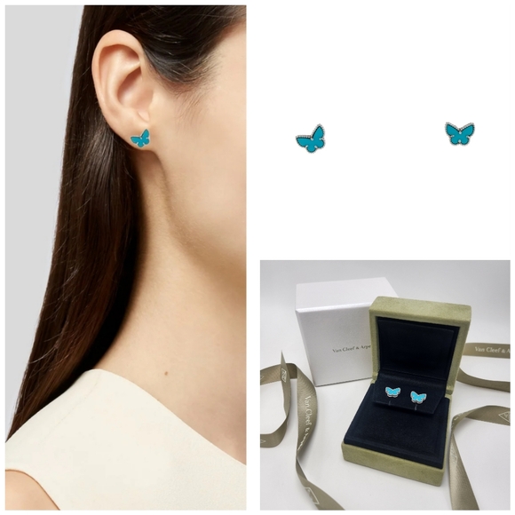 Van Cleef & Arpels | Jewelry | Van Cleef Arpels Sweet Butterflies Earstuds | Poshmark